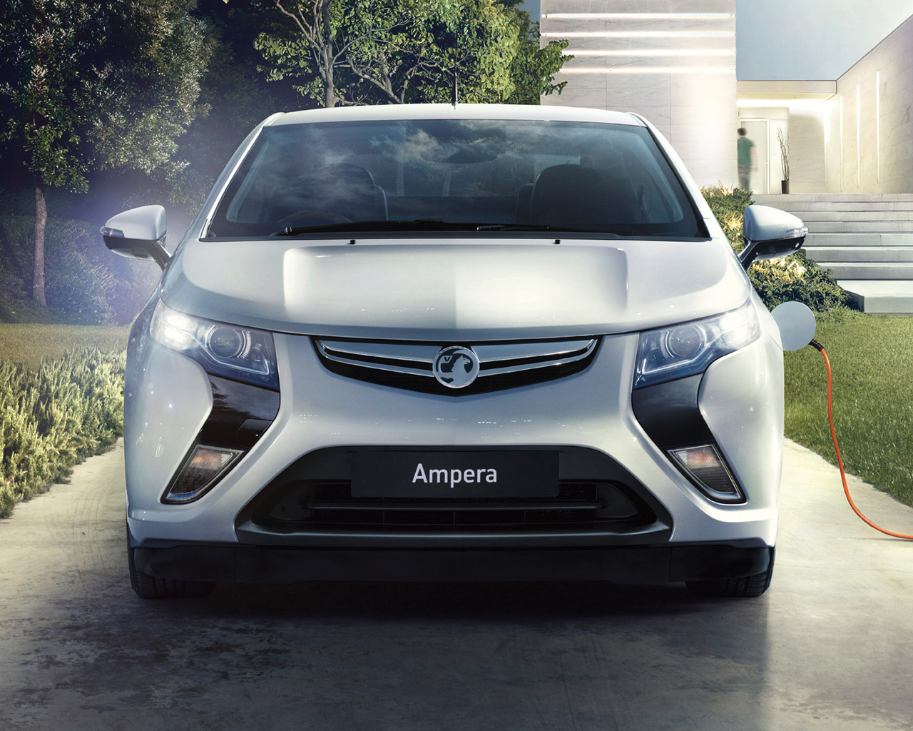 The Vauxhall Ampera car